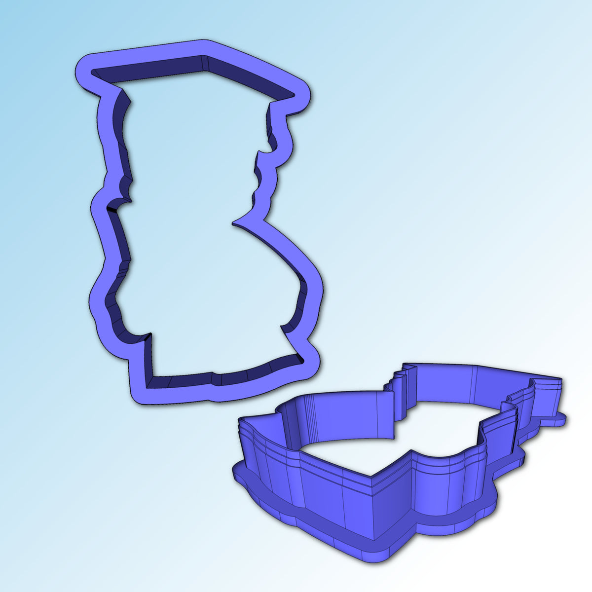 Graduation Boy Cookie Cutter – Cookie Cutter Studio