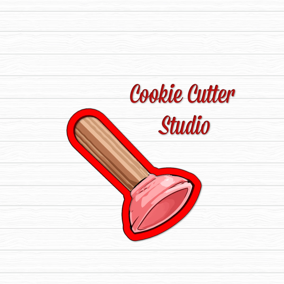 Plunger Cookie Cutter, Plumber Cookie Cutters – Cookie Cutter Studio